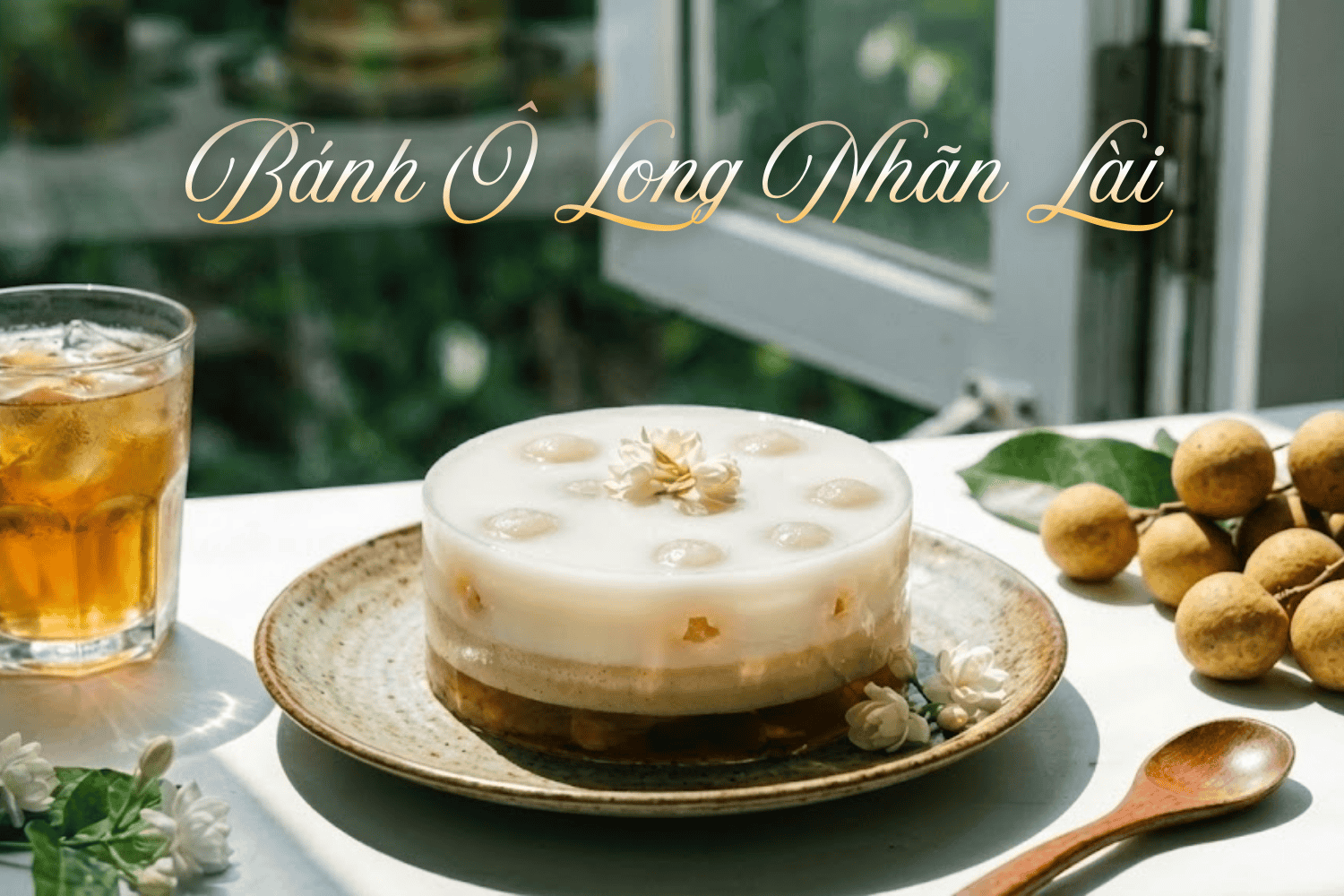 Bánh Ô Long Nhãn Lài – Món tráng miệng thanh mát ngày hè